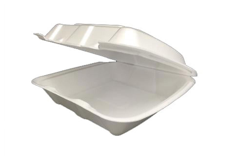EcoPax U-Vent Hinged Foam Container, RE993S, Regal-Plain 1-Compartment ...