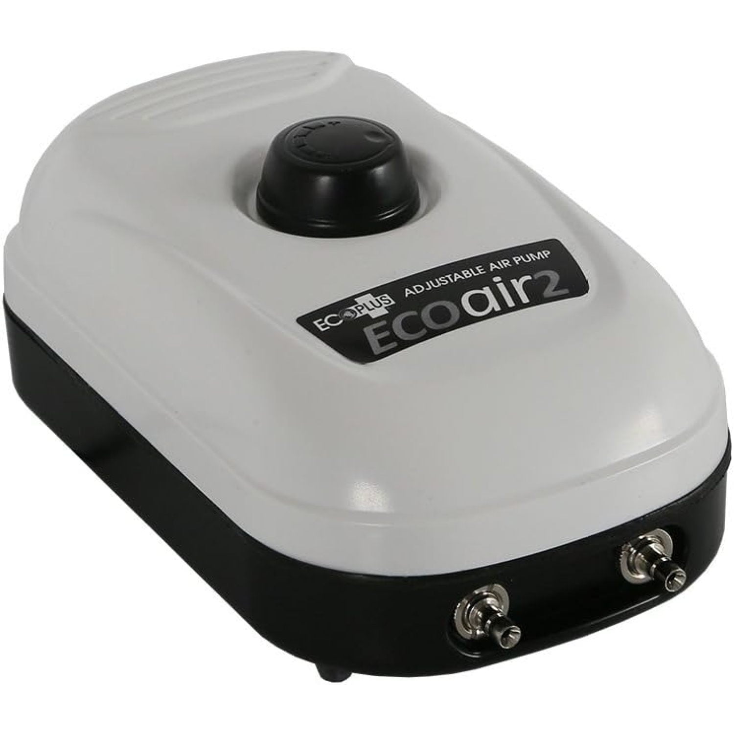 EcoPlus ECOair2 Adjustable Air Pump 126 GPH - 3 Watt with Two Outlets ...