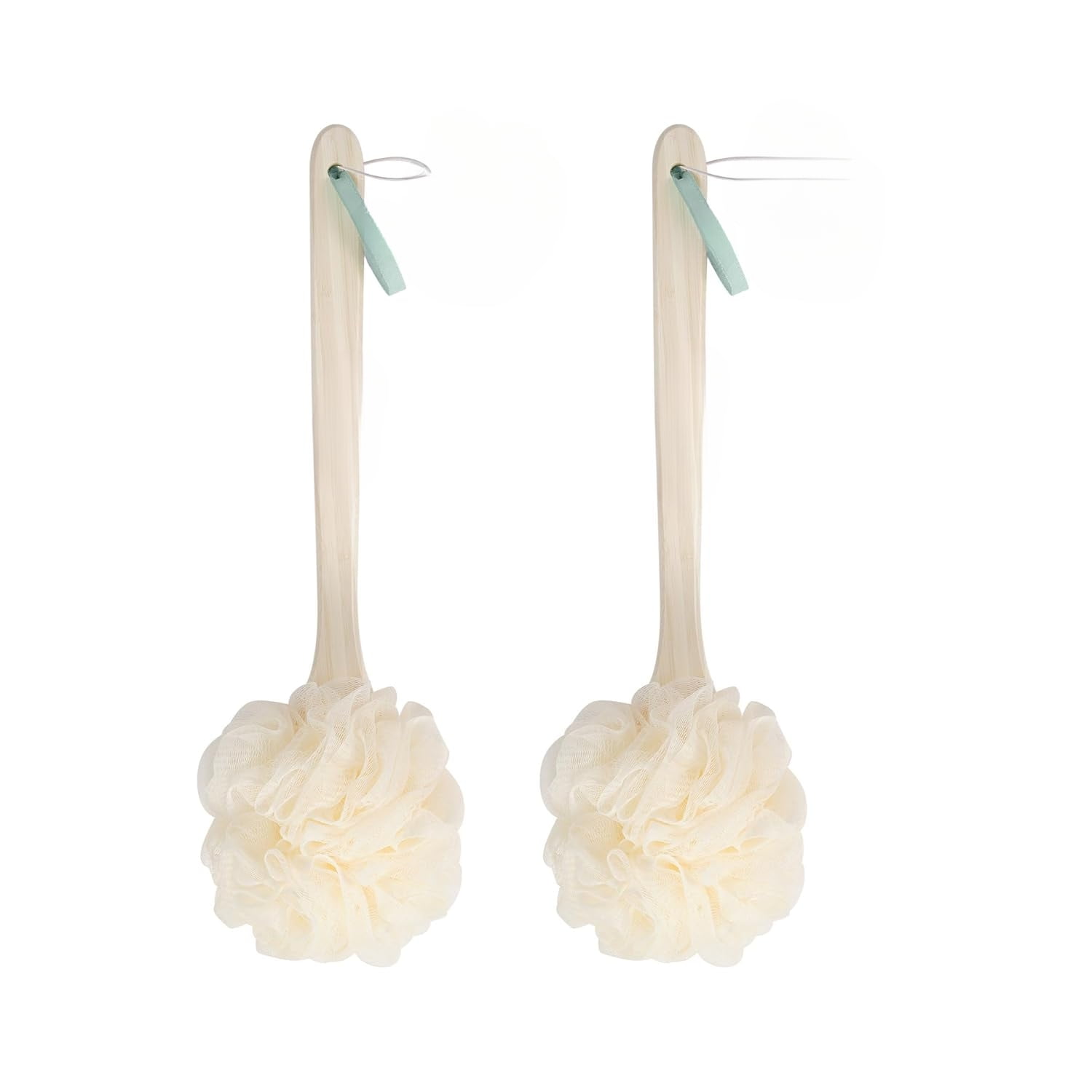 EcoPouf Bath Brush, Loofah Brush for Bath & Shower, Made with Long ...