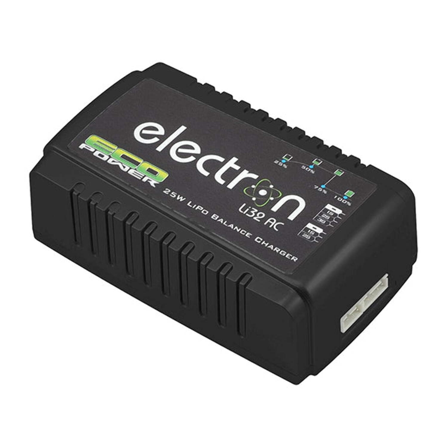 EcoPower "Electron Li32 AC" LiPo Balance Battery Charger (2-3S/2A/25W ...