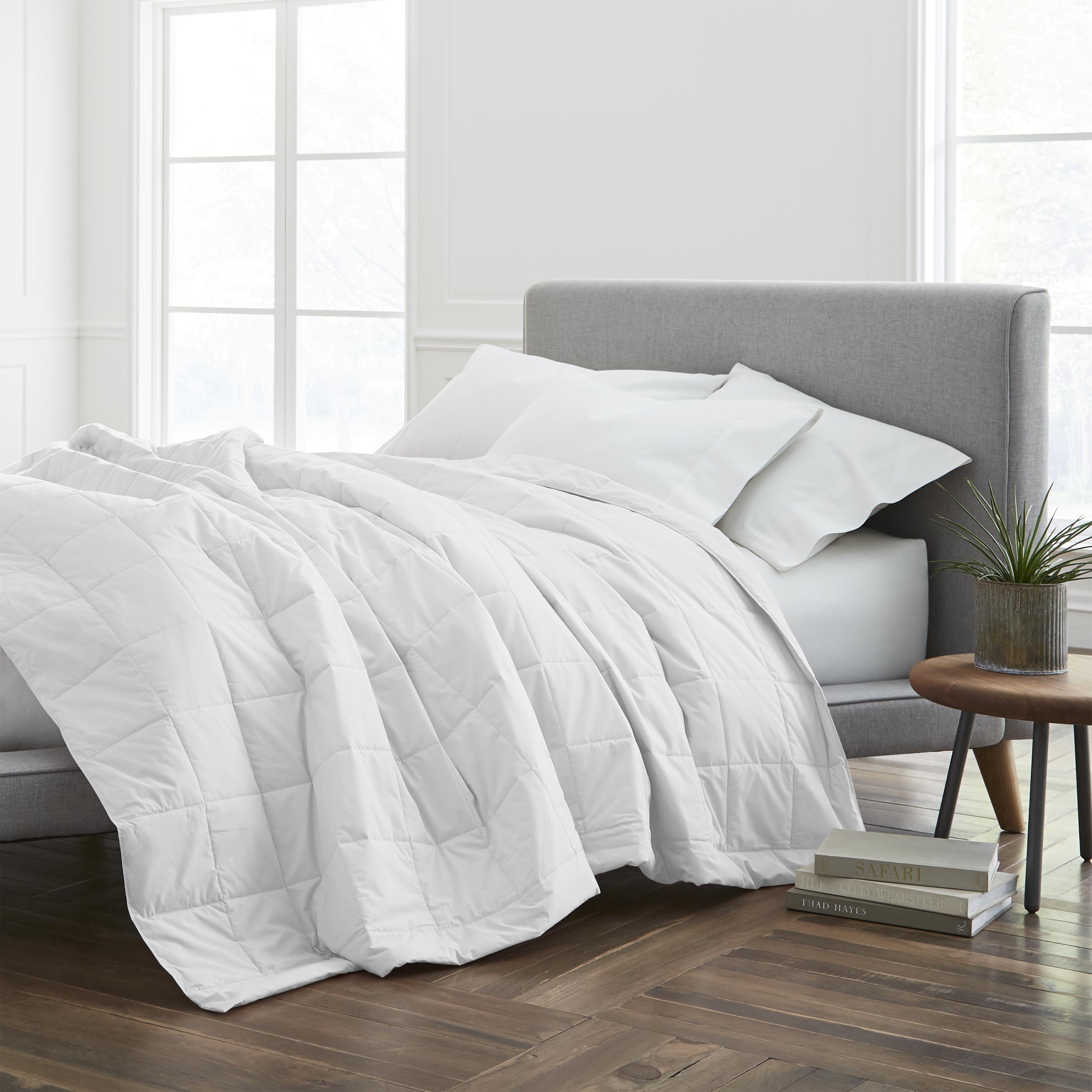 EcoPure® Cotton Filled Full/Queen White Blanket - Walmart.com