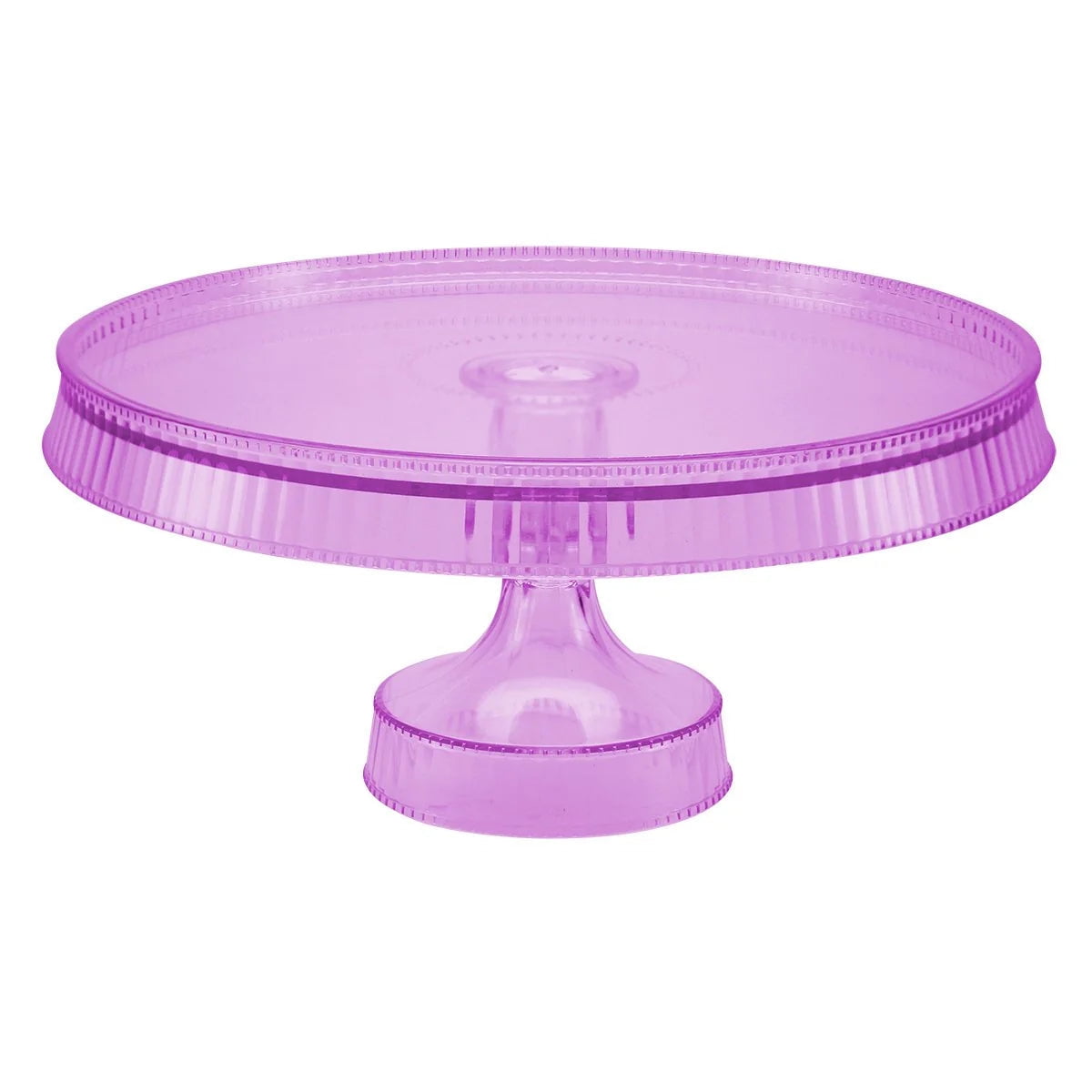 EcoQuality 10.5" Purple Cake Stand - Durable Elegant Dessert Stand ...