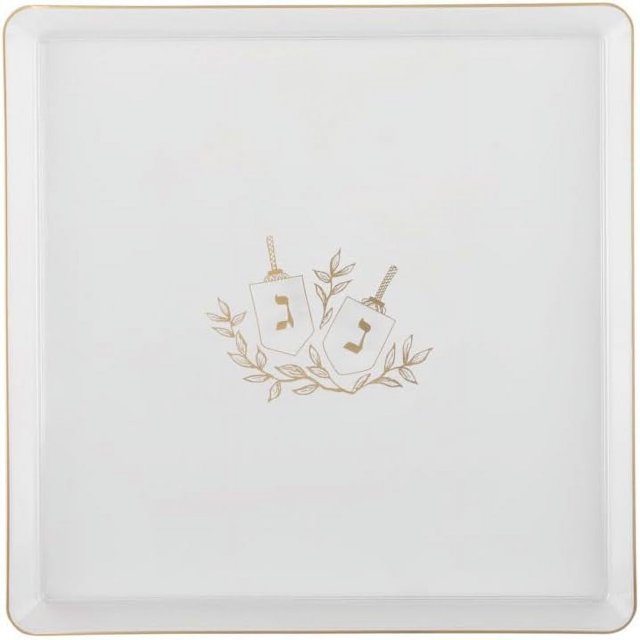 EcoQuality 10.75" inch Square Plastic Plates Heavy Duty Plastic ...