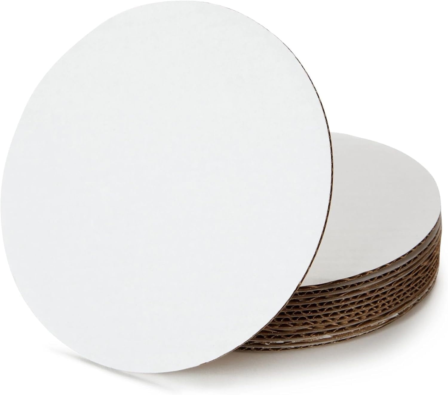 EcoQuality 10 Inch Round Cake Boards - Food-Grade White Cardboard Cake ...
