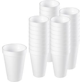 Shop Square Styrofoam Cups 12 Oz, 100 Count, Hot and Cold, Durable ...