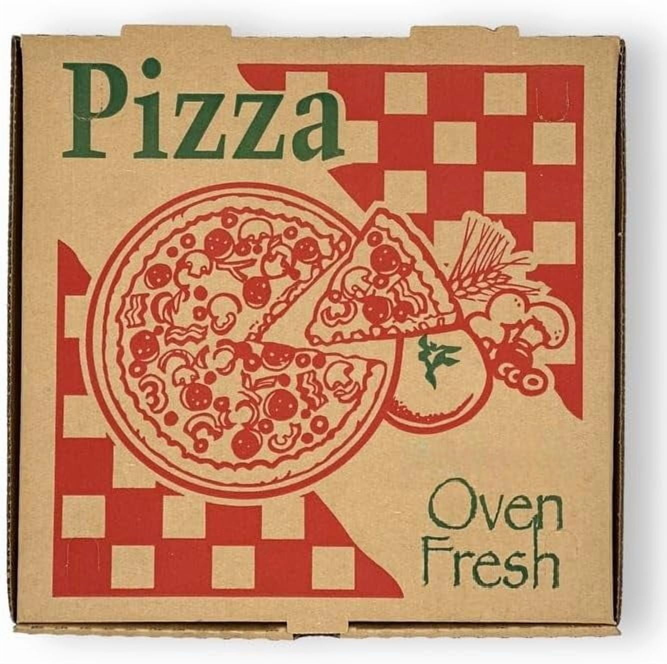 EcoQuality 10x10 Inch Kraft Recyclable Corrugated Cardboard Pizza ...