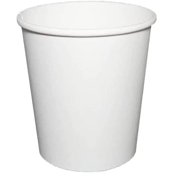 EcoQuality [150 Count] 16 oz Disposable White Paper Soup Containers ...