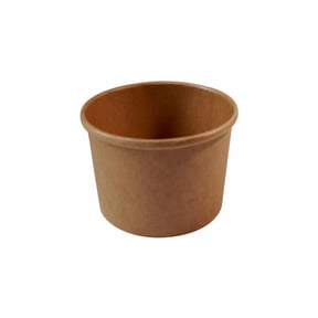 EcoQuality [500 Pack] 32 oz Disposable Kraft Paper Soup Containers ...