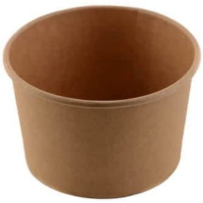 EcoQuality [25 Pack] 32 oz Disposable Kraft Paper Soup Containers ...