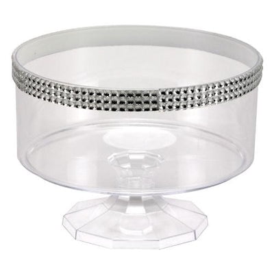 EcoQuality 40 oz. Trifle Bowl with Jewel Accent - Disposable Plastic ...