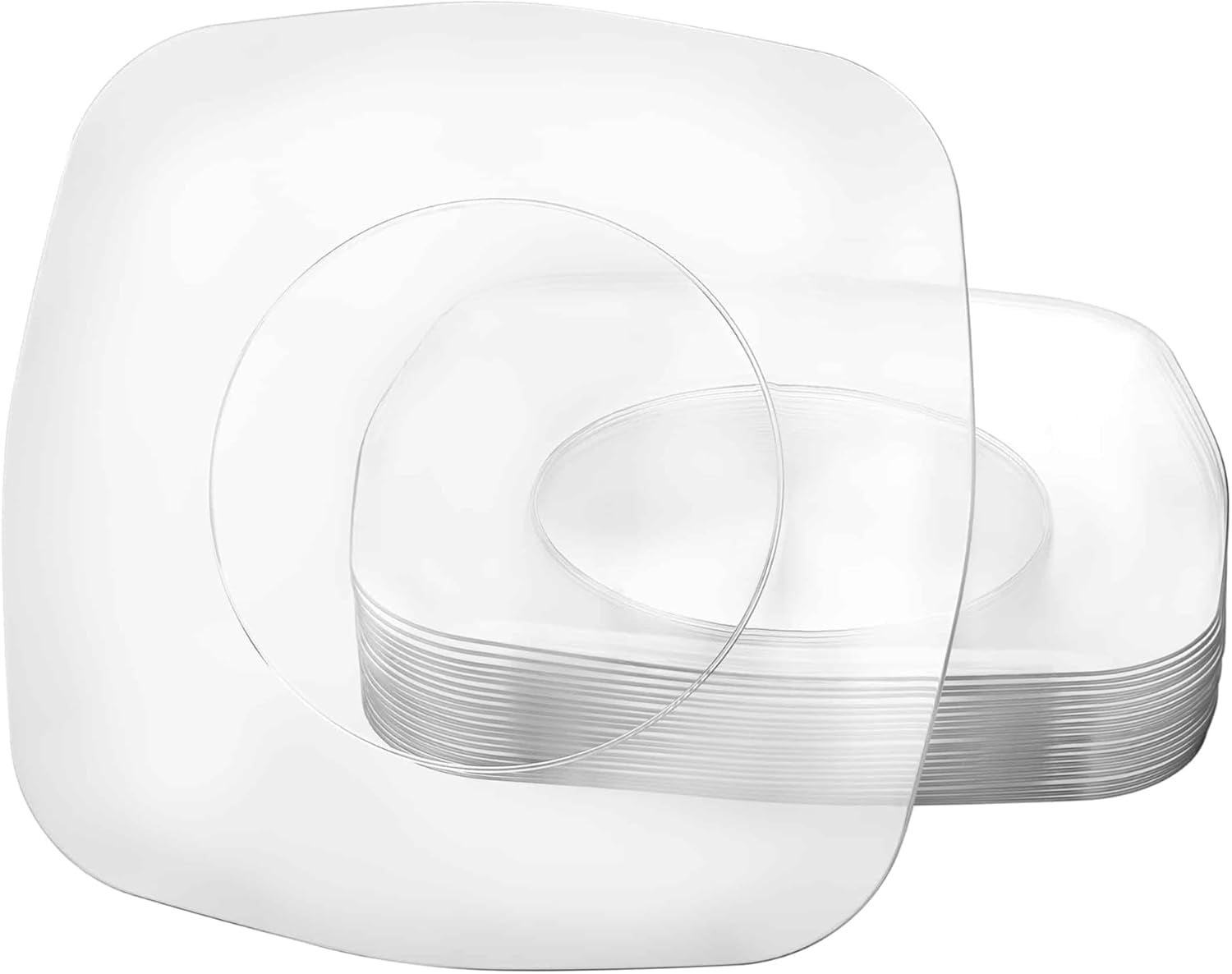 EcoQuality 5.5 Inch Clear Dessert Plate – Elegant, Durable & Disposable ...