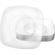 Exquisite Tinted Plastic Wedding Plates, Fancy Disposable Plastic ...