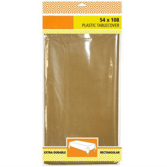 EcoQuality 54" x 108" Gold Lace Rectangle Table Cloth - Durable ...