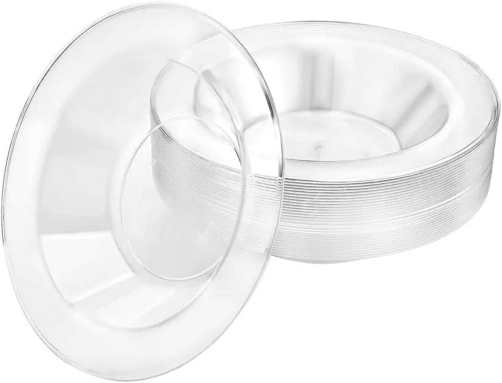 EcoQuality 5oz Clear Round Bowl – Elegant Disposable & Reusable Plastic ...