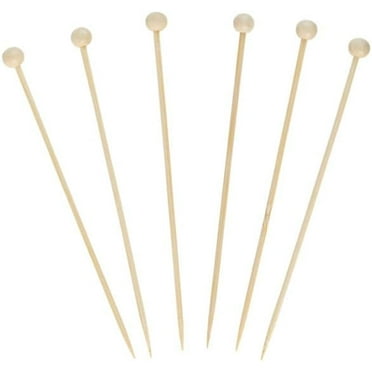 BambooMN 4.7" Decorative Loop Ring Card Holder Cocktail Fruit Sandwich ...