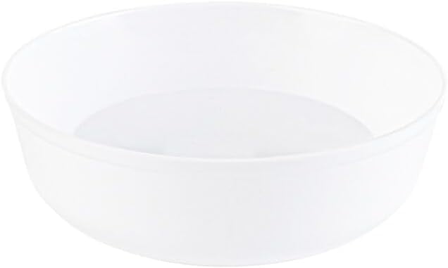 EcoQuality 6 oz White Plastic Bowls - Disposable Plastic Dessert Bowls ...