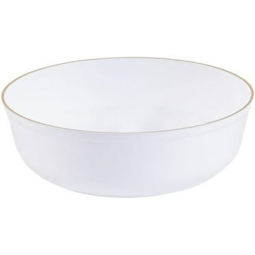 EcoQuality 5oz Black Plastic Bowls - Disposable Plastic Dessert Bowls ...