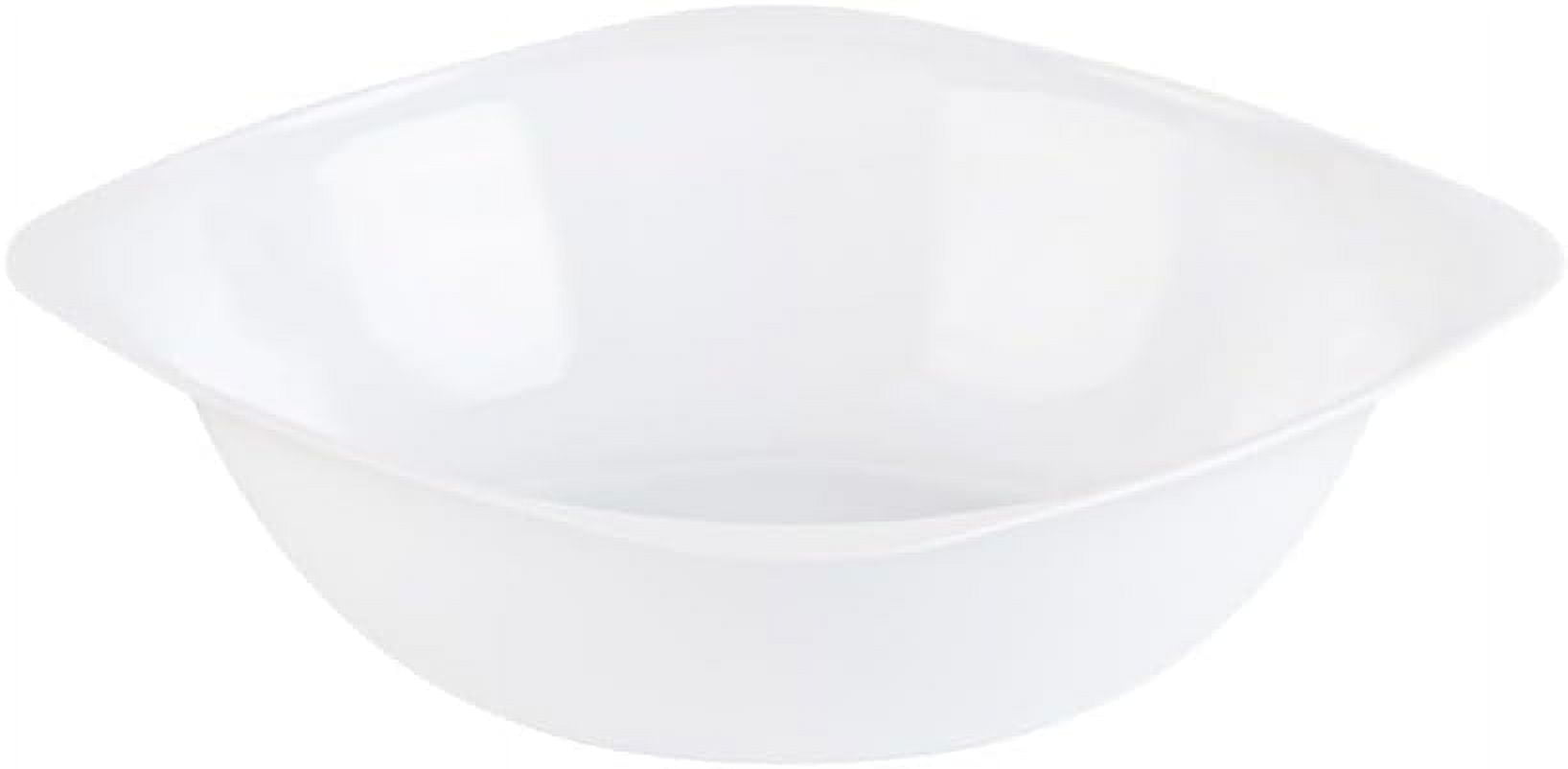 EcoQuality 6 oz White Plastic Square Bowls - Disposable Plastic Dessert ...