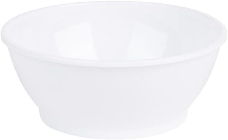 EcoQuality 6oz Disposable White Plastic Bowls - Plastic Dessert Bowls ...