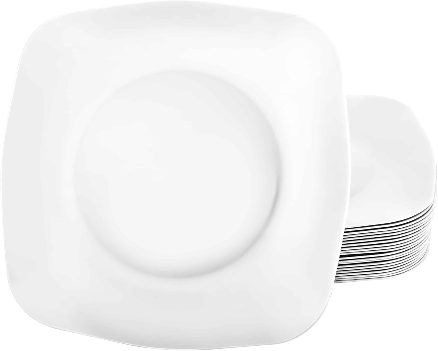 EcoQuality 7.5 Inch White Pearl Salad Plate – Elegant Disposable ...