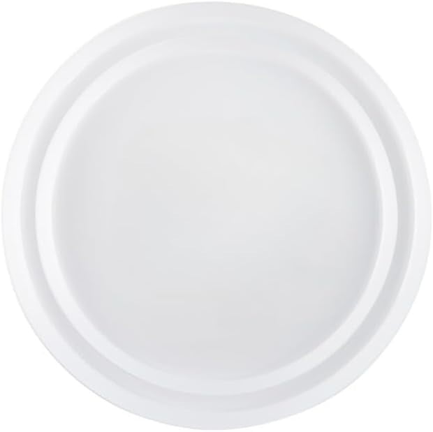 EcoQuality 8 inch Salad Plate and 10 inch Dinner Transparent White ...