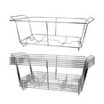 EcoQuality Chafing Wire Buffet Rack Stand Chrome Frame for Full Size ...