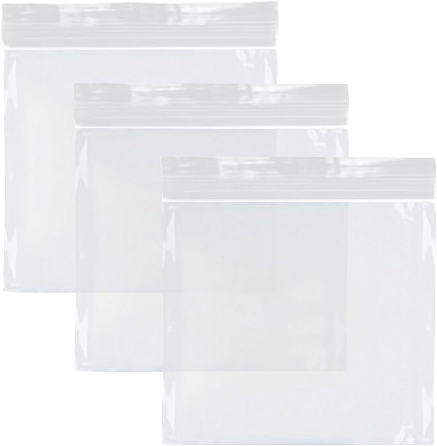 EcoQuality Clear Resealable 6.5x5.875 Inch Food Storage Sandwich Bags ...