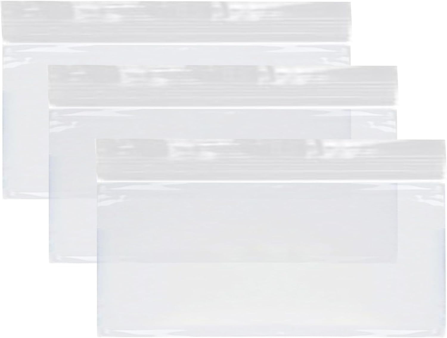 EcoQuality Clear Resealable Food Storage Bags 6.5x3.5 Inch Snack Size ...