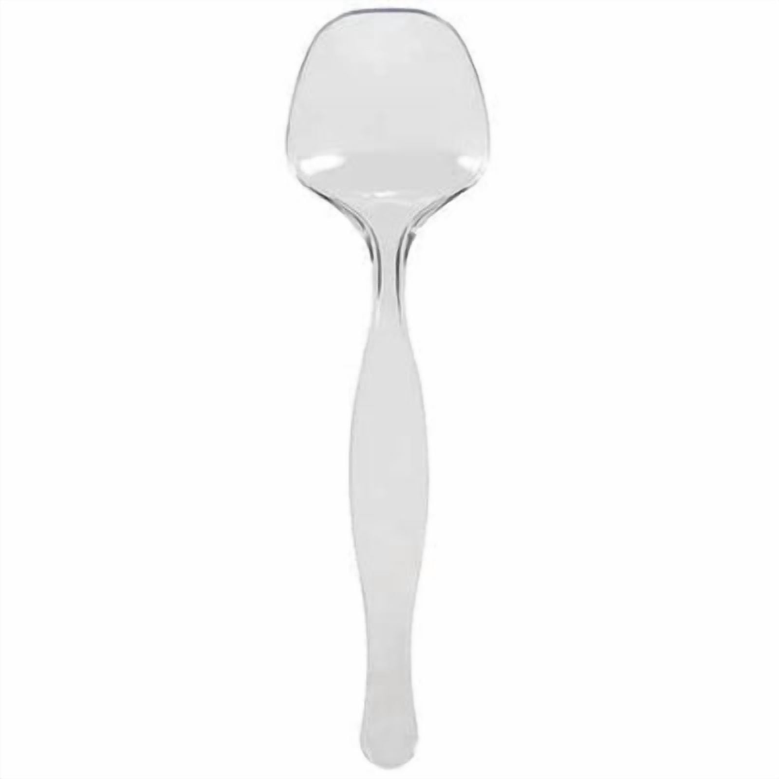 EcoQuality Disposable Plastic 9" Clear Serving Spoon - Great for Party ...