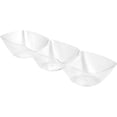 EcoQuality Mini Clear 3 Compartment Plastic Dip Dish – Disposable Sauce ...
