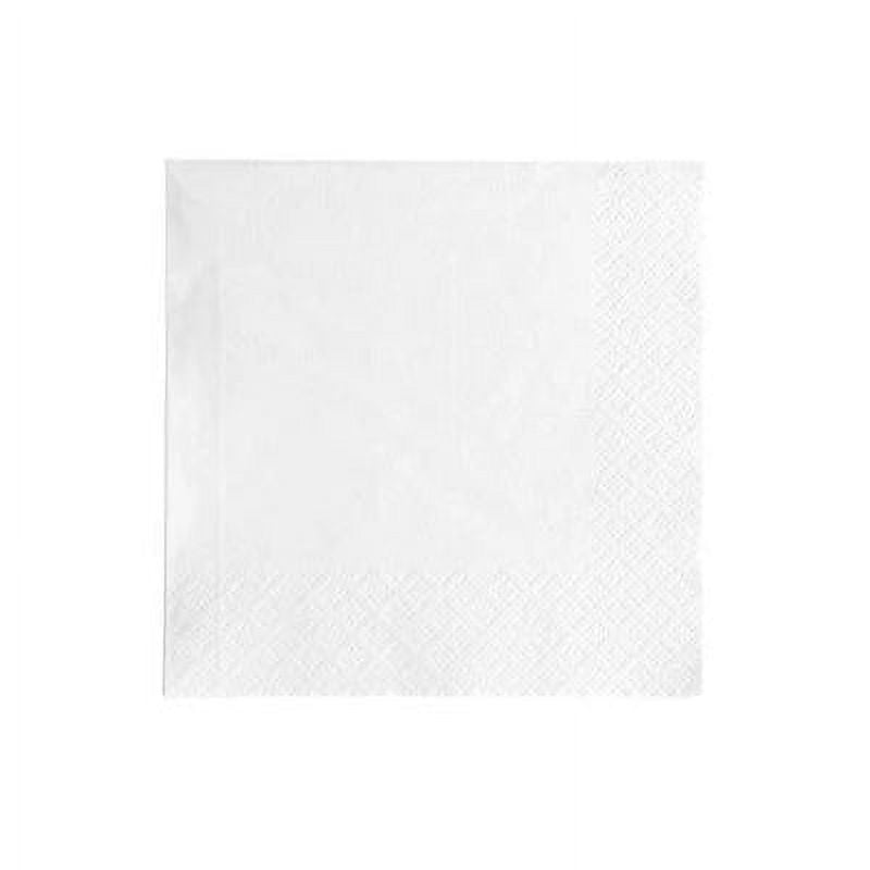 EcoQuality Solids Pearl White Beverage Napkin 3-Ply, Dispenser Napkin ...