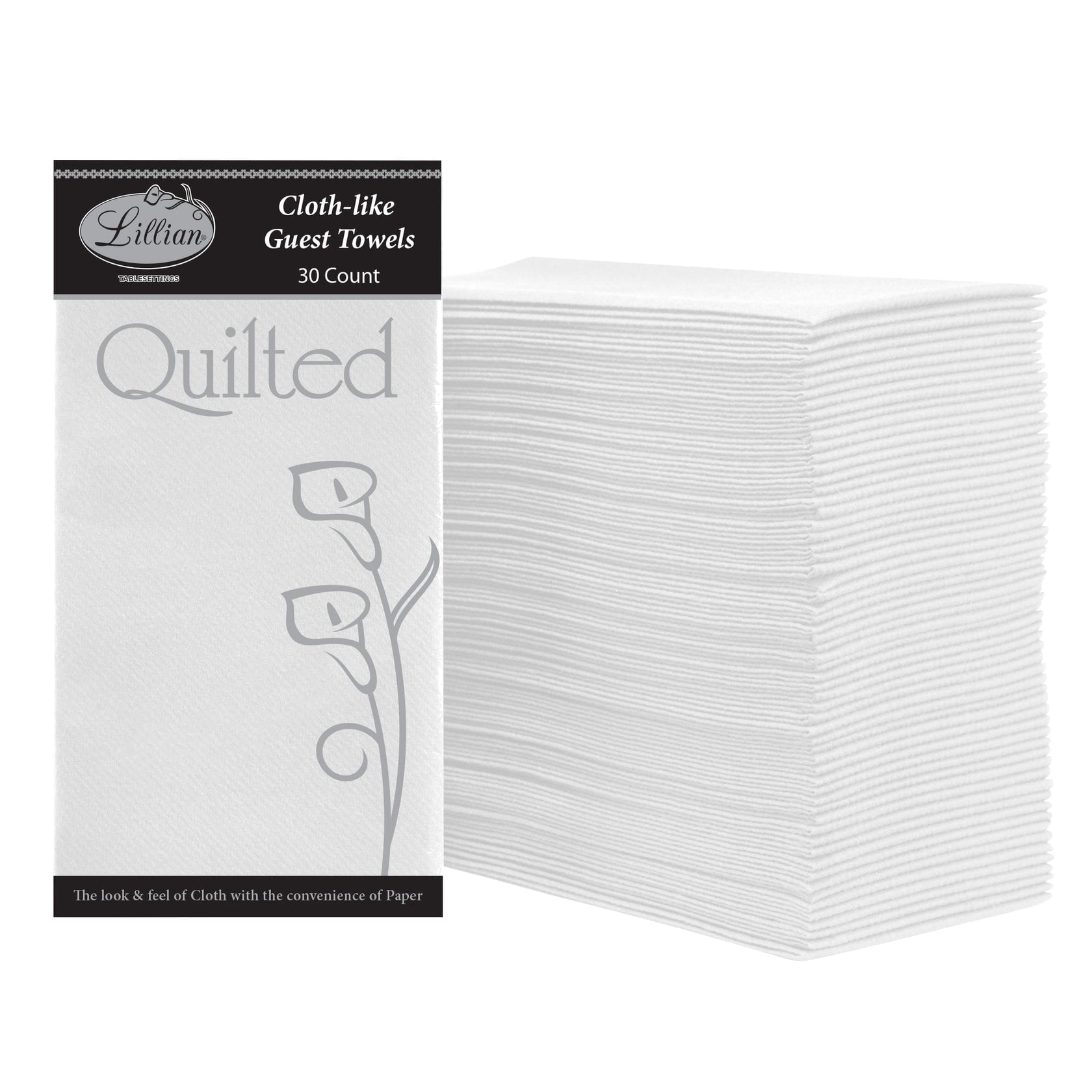EcoQuality White Quilted Lunch Napkin – Elegant, Durable, and ...