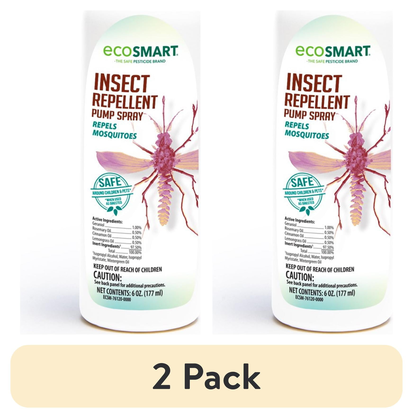 (2 pack) EcoSMART Natural Insect Repellent, 6 oz Pump Spray - Walmart.com