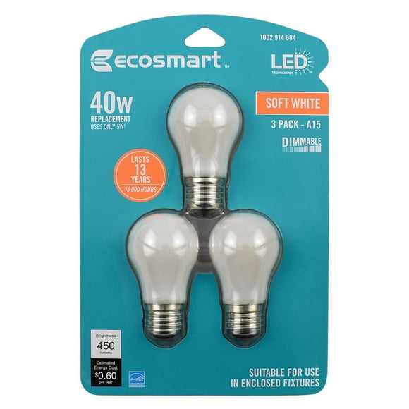 EcoSmart LED Light Bulbs - Walmart.com