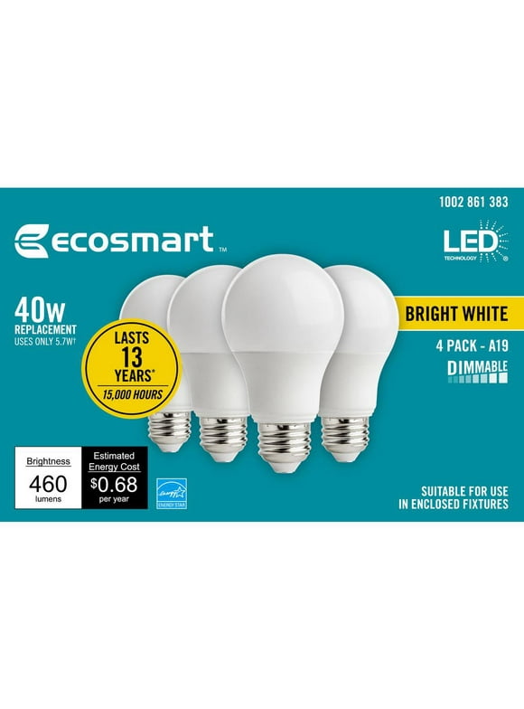 EcoSmart LED Light Bulbs - Walmart.com