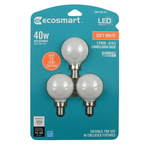 EcoSmart LED Light Bulbs - Walmart.com