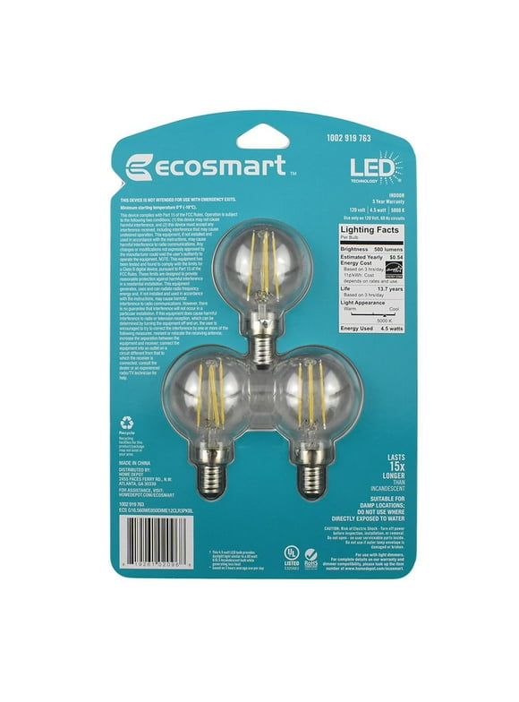 EcoSmart LED Light Bulbs - Walmart.com