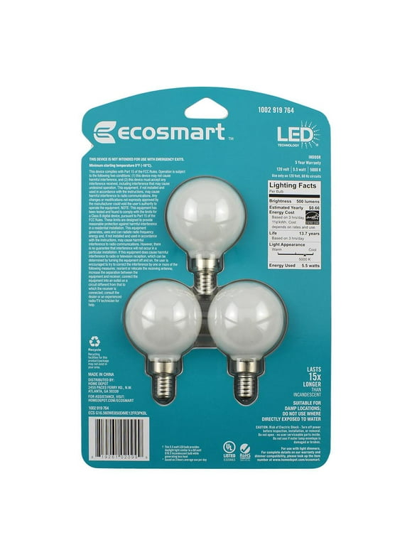 EcoSmart LED Light Bulbs - Walmart.com