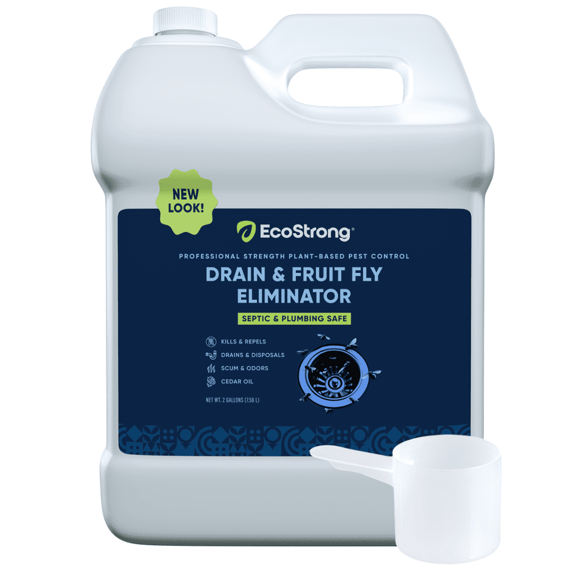 EcoStrong Fruit Fly Drain Treatment, Eliminates Gnats and Sewer Flies ...