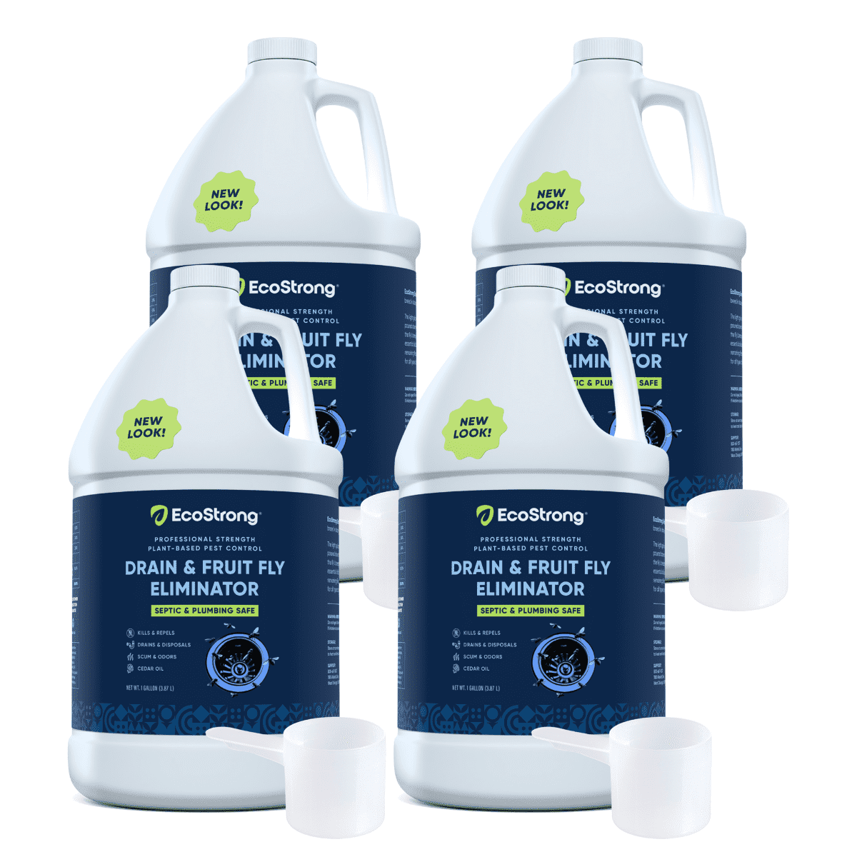 EcoStrong's Natural Drain and Fruit Fly Eliminator, Mosquito and Sewer ...