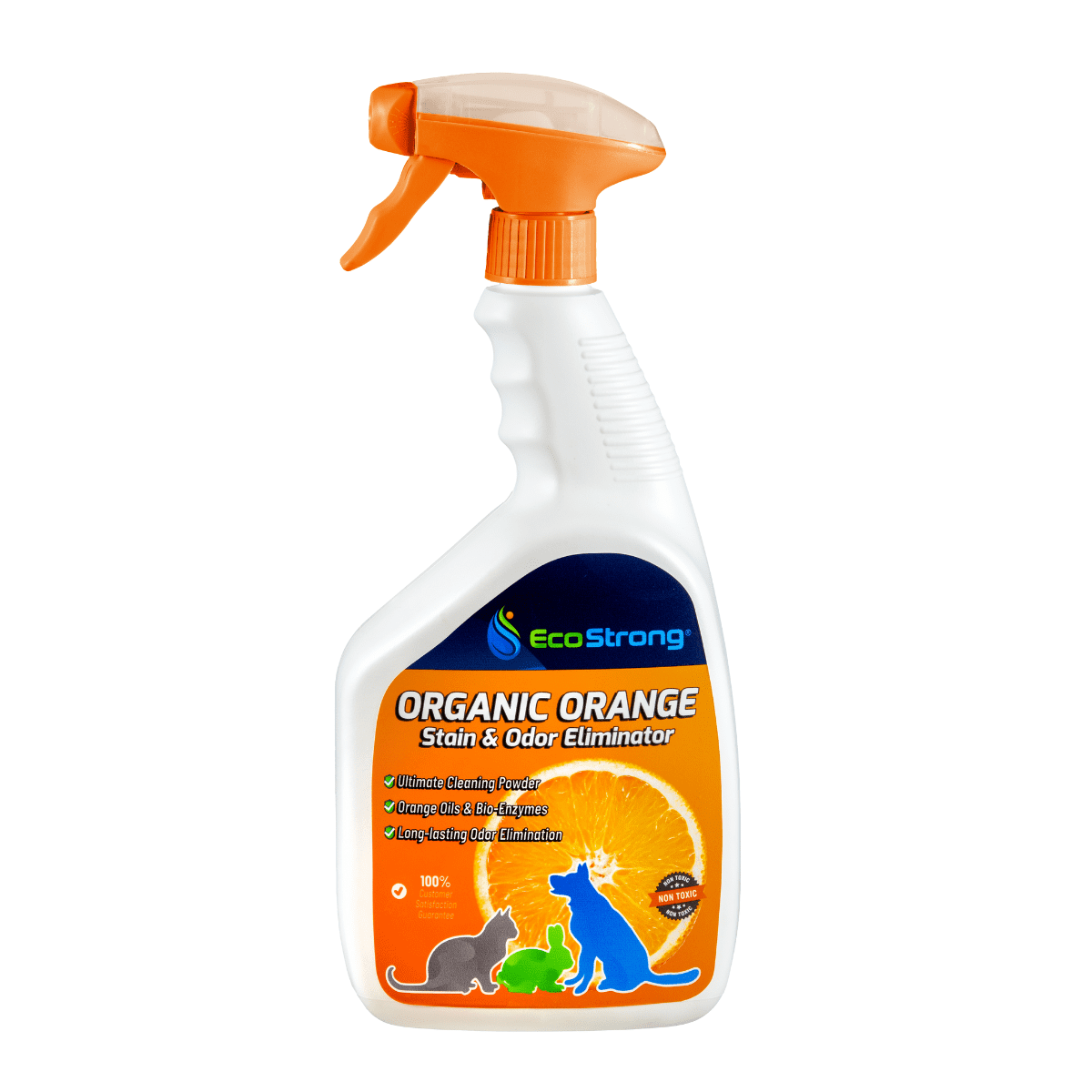 EcoStrong Organic Orange Stain and Odor Eliminator: 32 ounce Sprayer ...