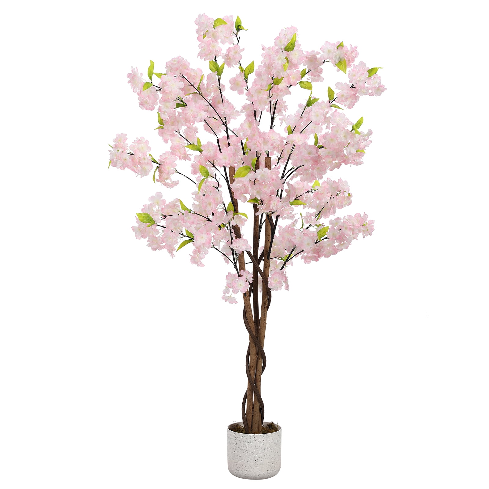 EcoSummer 4FT Artificial Cherry Blossom Tree, Lifelike Faux Flower Tree ...