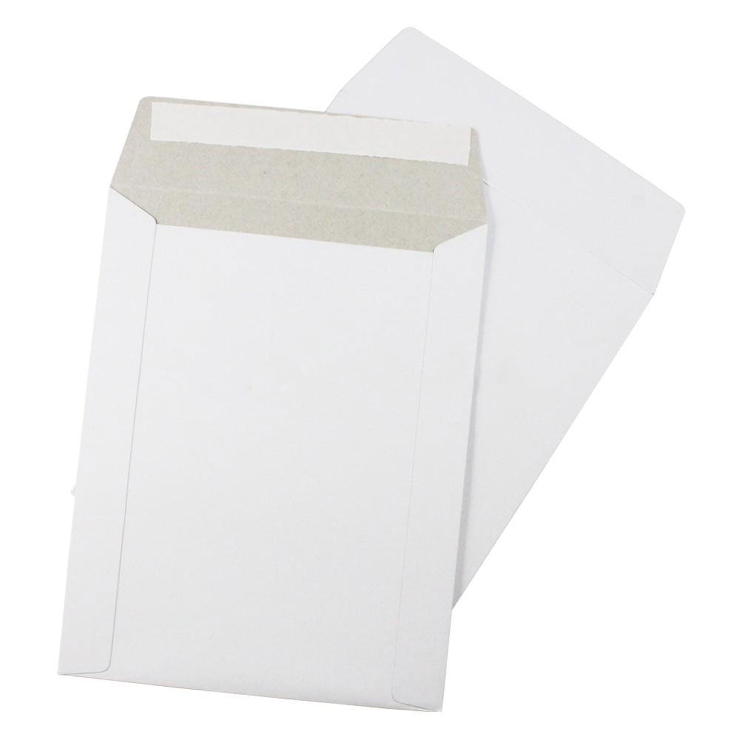 EcoSwift 7 x 9 Inch Self Seal Keep Flat Cardboard Mailers, White (500 ...
