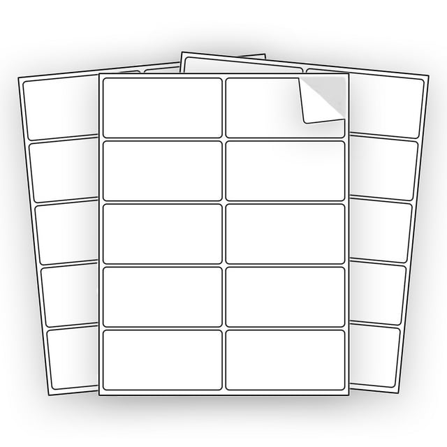 EcoSwift Brand Premium Self Adhesive Shipping Labels for Laser & Inkjet ...