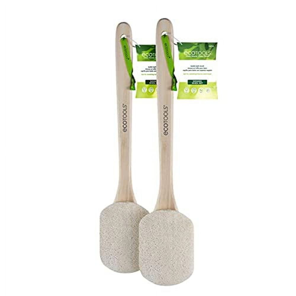 EcoTools Loofah Bath Brush, Shower Brush with Ergonomic Handle, Cleans ...