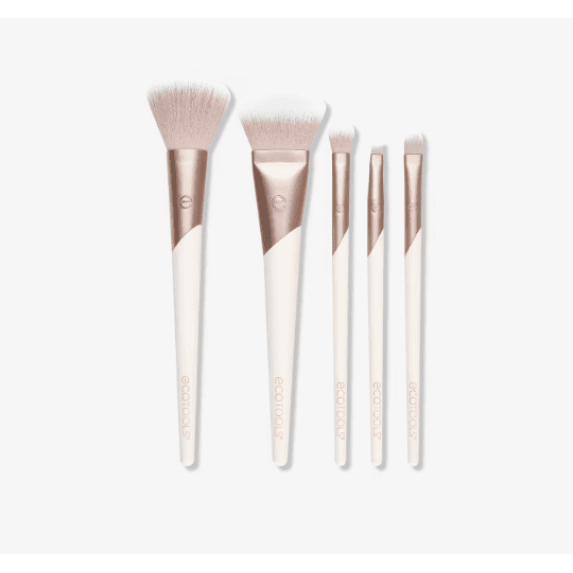 EcoTools Luxe Natural Elegance Face Makeup Brush Kit - Walmart.com