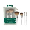 EcoTools On-The-Go Makeup Brush Kit, Travel-Friendly Brush Set, Mini ...