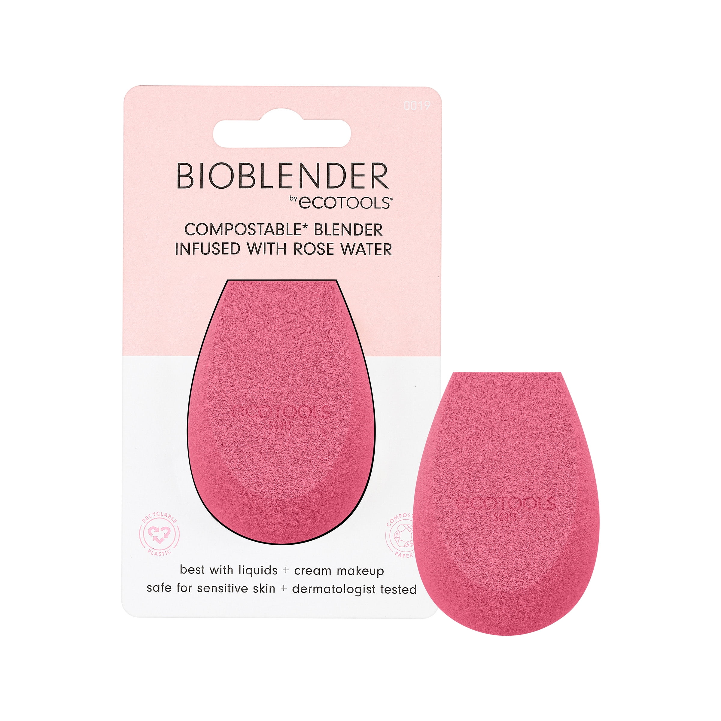 EcoTools Rose Water Bioblender, Makeup Sponge for Liquid & Cream ...