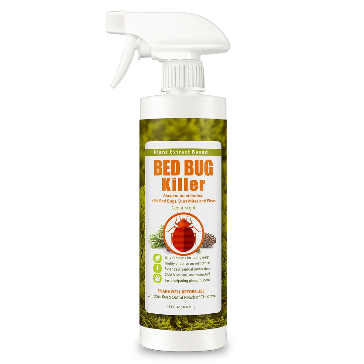 EcoVenger Safe Bed Bug Killer, 100% Efficacy, EcoFriendly, Non-Toxic ...