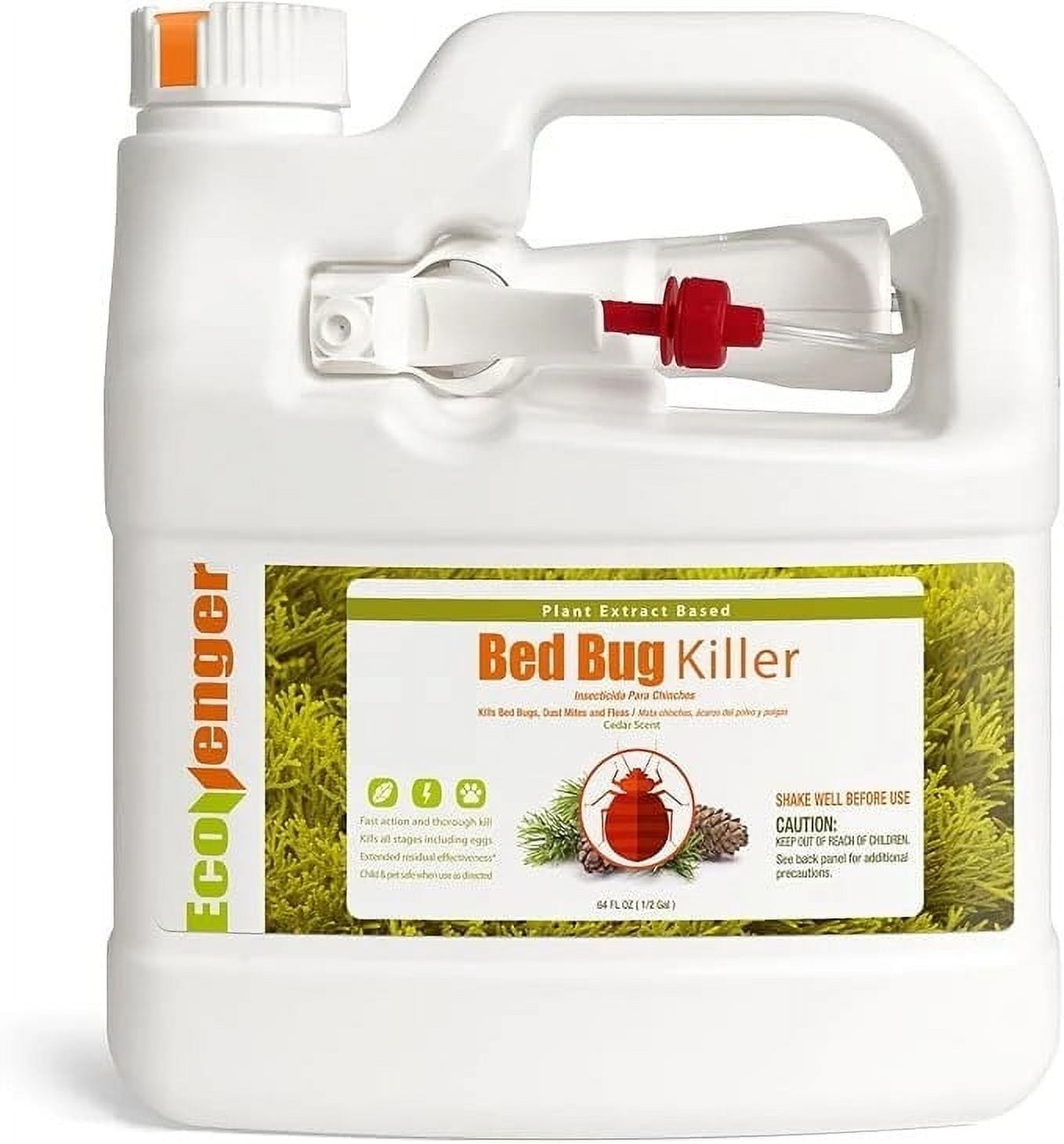 EcoVenger Bed Bug Killer 64 oz, 100 Percent Kill Efficacy, Bed bugs ...
